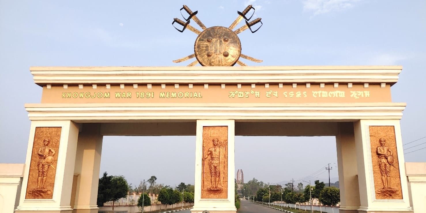 Why Inverted Sword Within Its Sheath At Khongjom War Memorial Gate ...
